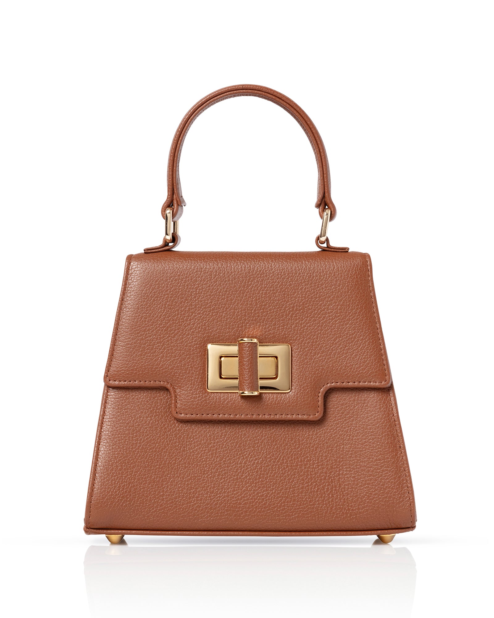 Mabel Tan Leather Bag | Emmy London