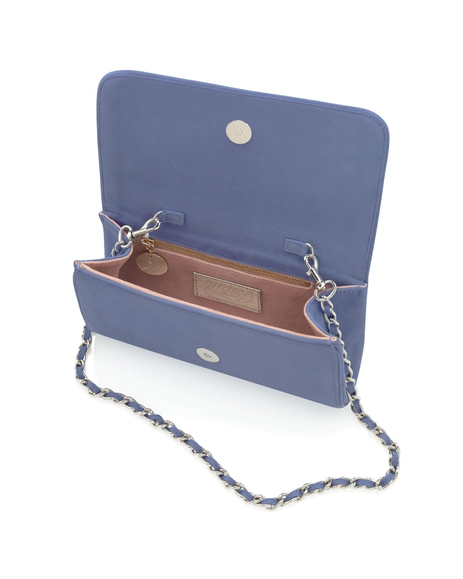 Natasha Riviera Suede Clutch Bag | Emmy London