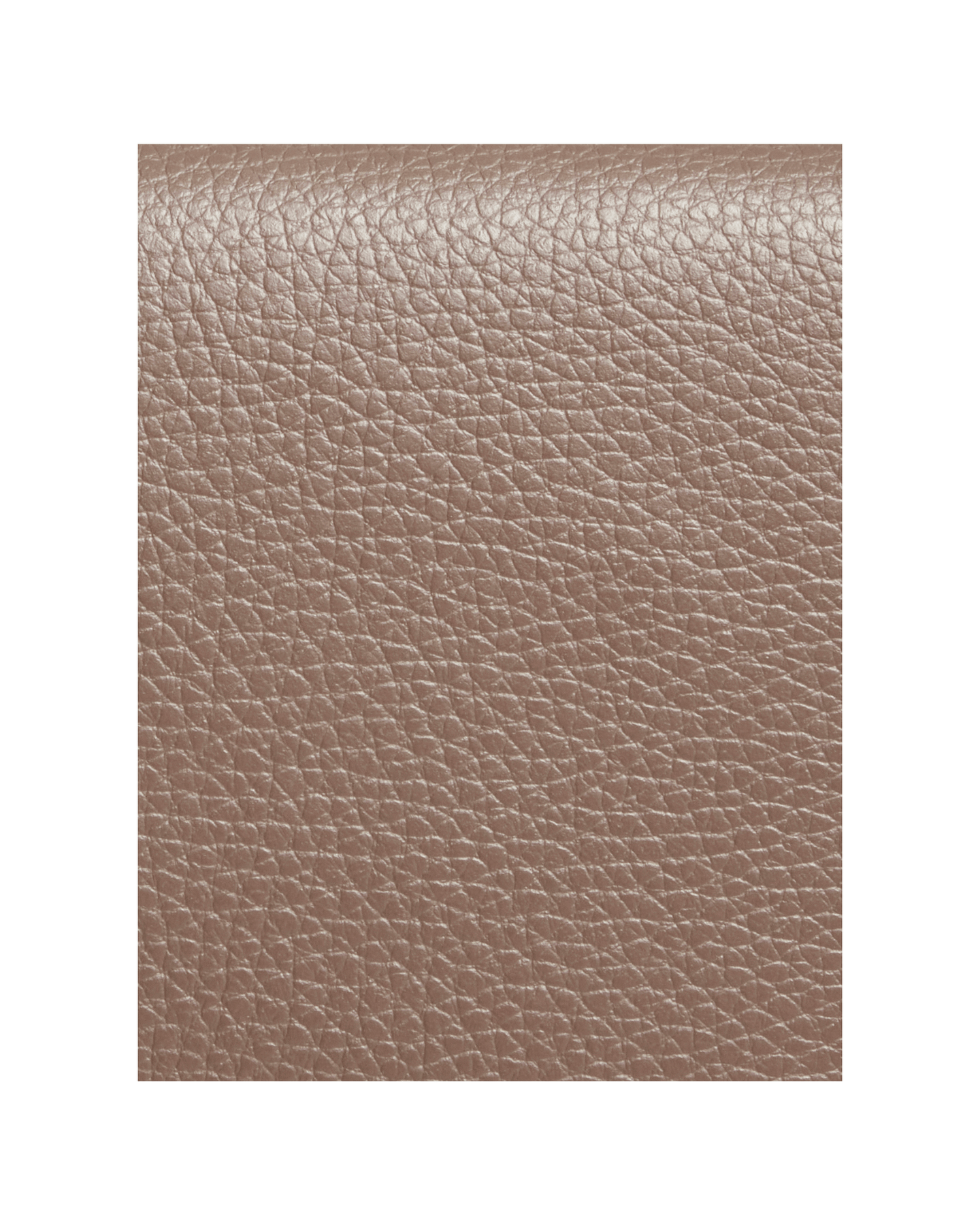 Taupe Textured Leather Leather Swatch | Emmy London